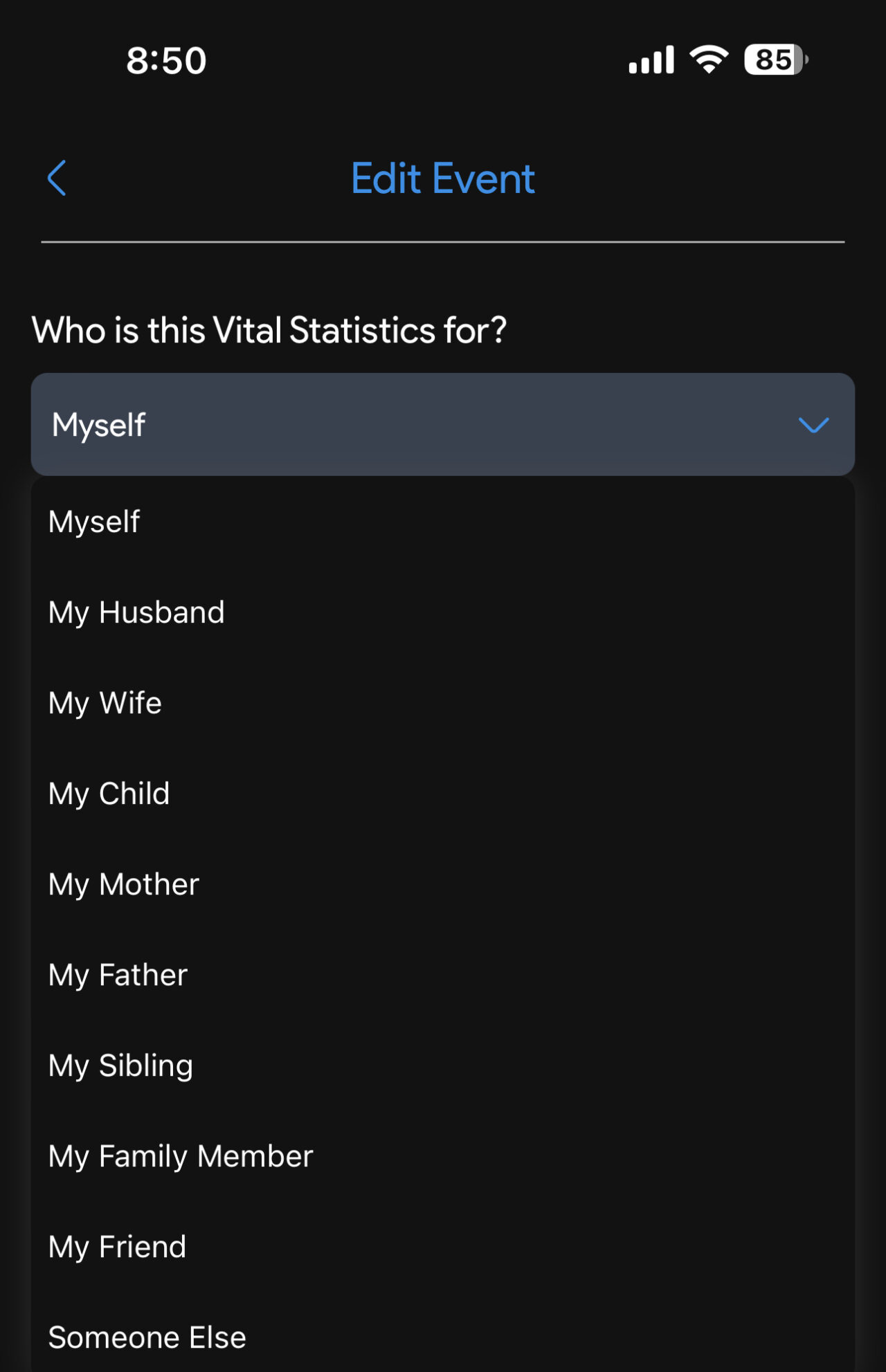 Medical Vital Statistics | TimeStampR