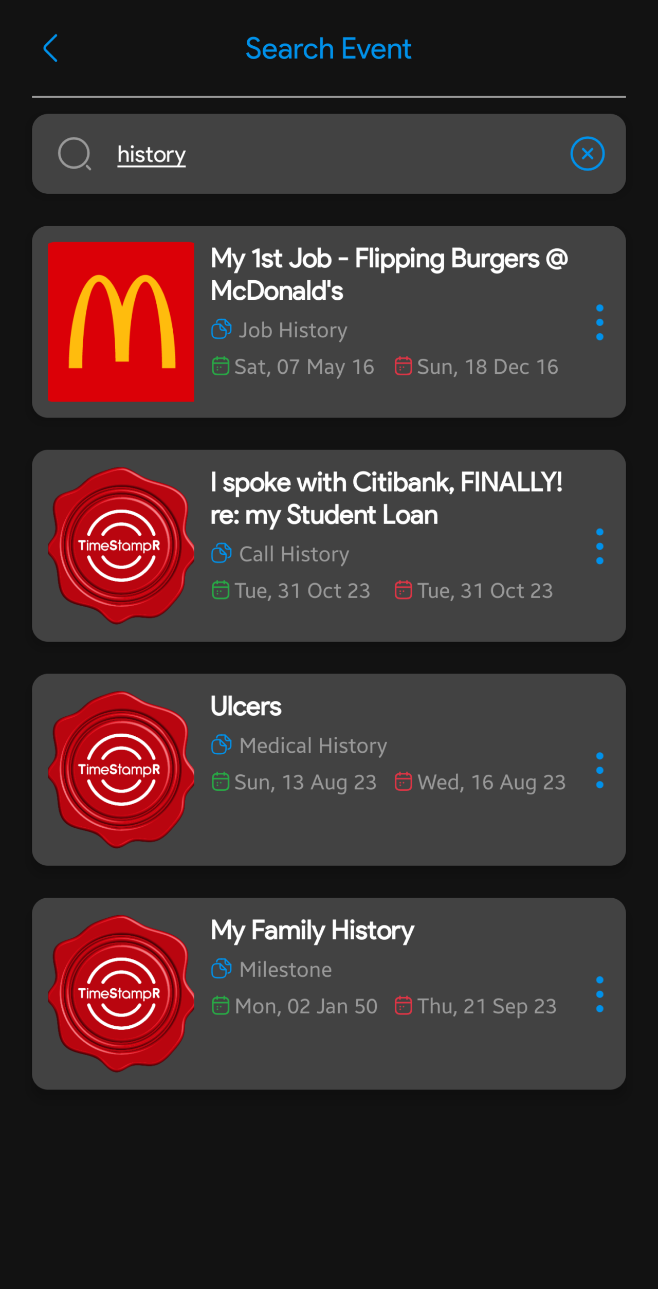 How To Use the Search Feature | TimeStampR