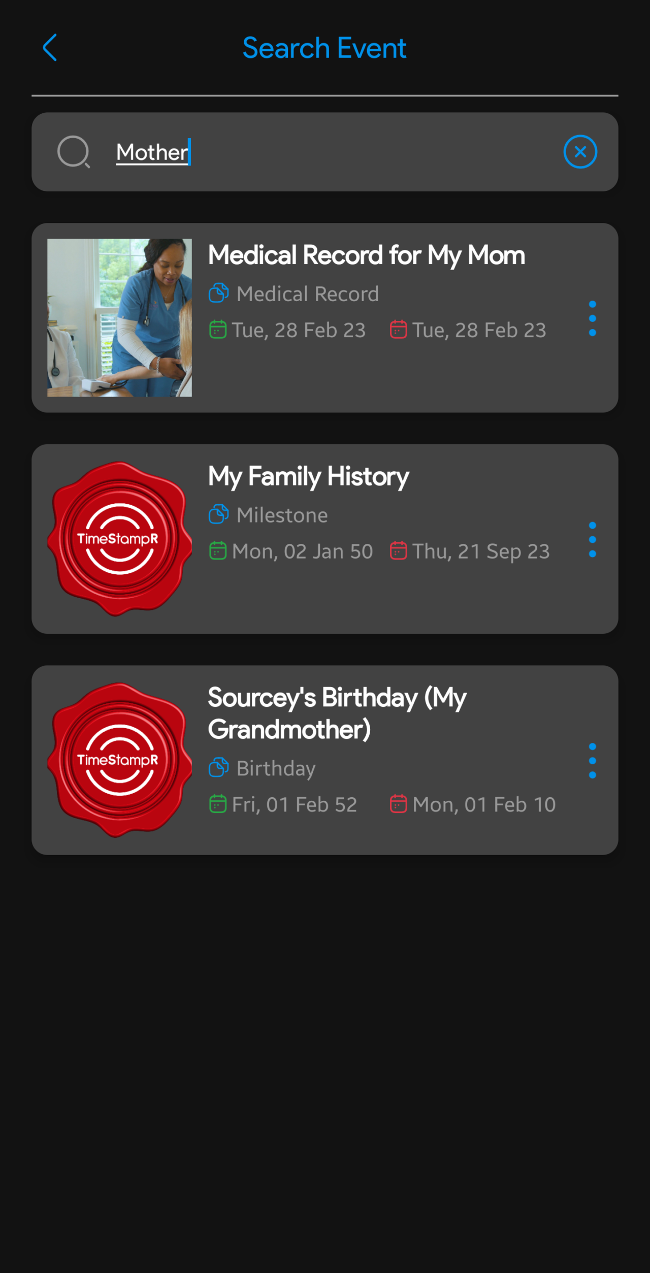 How To Use the Search Feature | TimeStampR