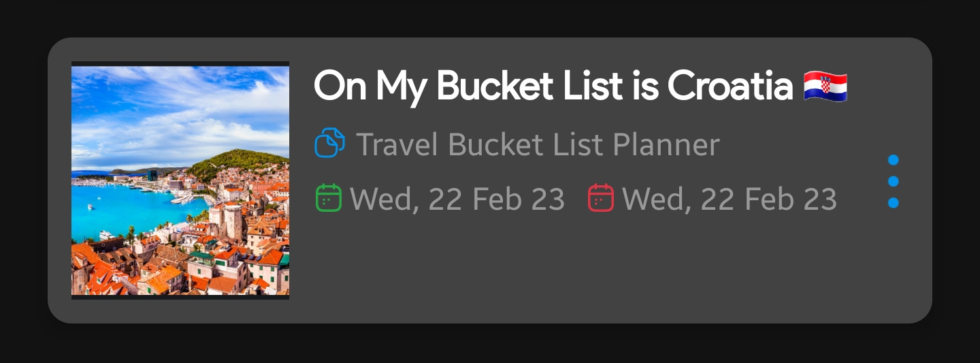 Travel Bucket List Planner | TimeStampR